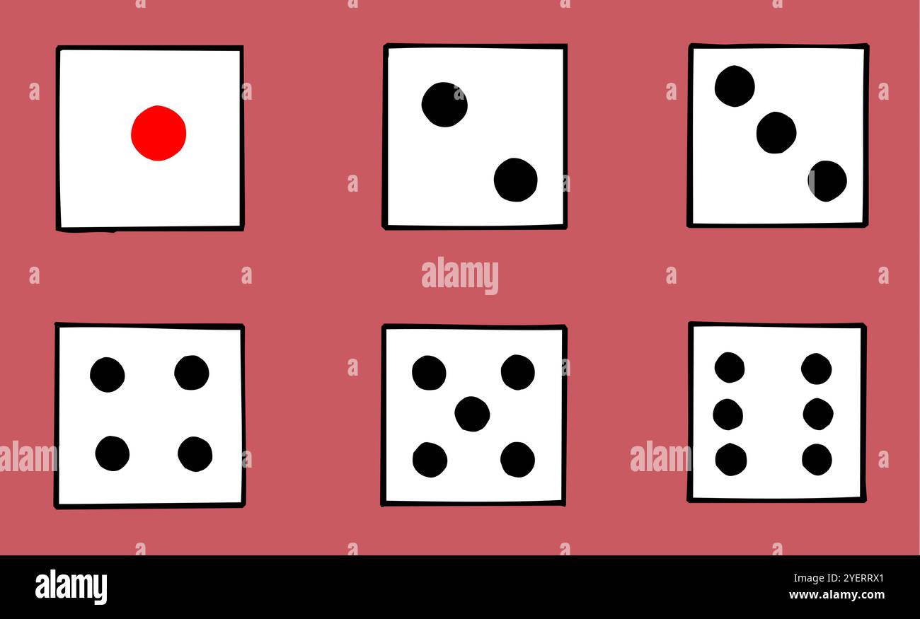 Dice illustrations hi-res stock photography and images - Alamy