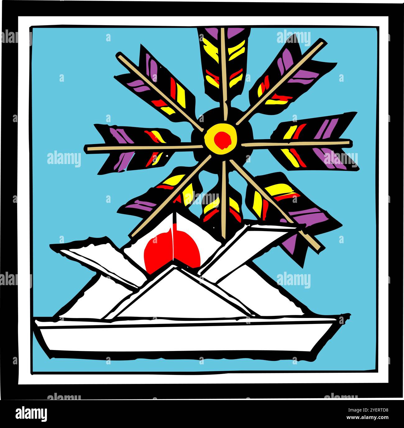 Arrow illustrations hi-res stock photography and images - Alamy