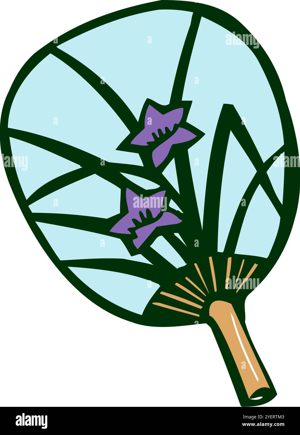 Uchiwa (Japanese fan Stock Photo - Alamy
