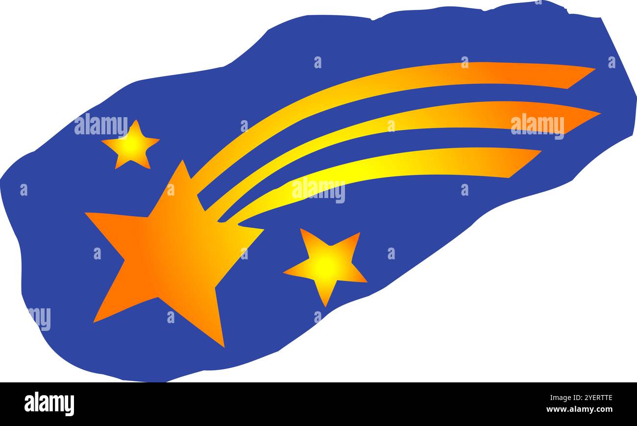 Shooting star illustrations hi-res stock photography and images - Alamy