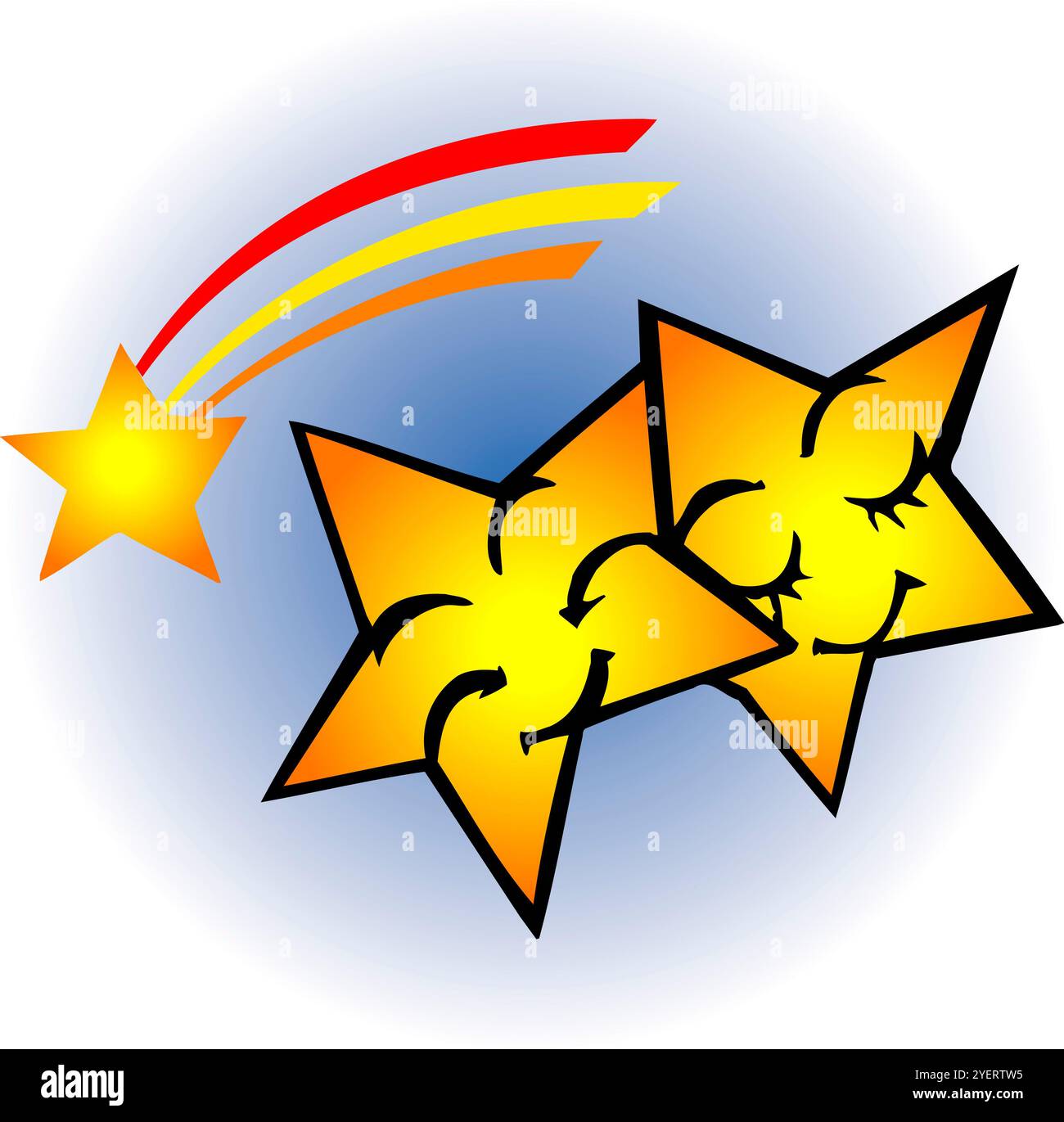 Milky way and shooting star Cut Out Stock Images & Pictures - Alamy