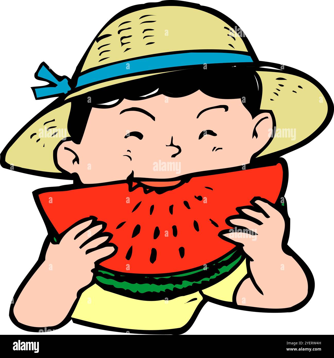 Watermelon hat hi-res stock photography and images - Alamy