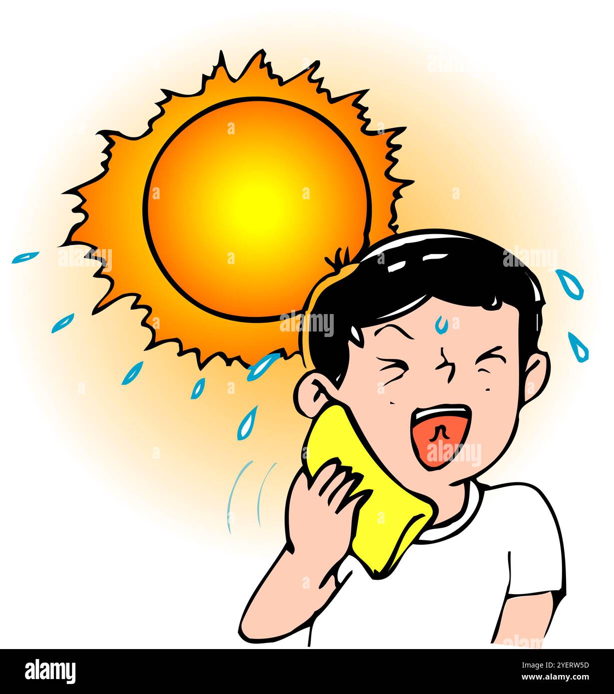 Summer heat wave Cut Out Stock Images & Pictures - Alamy