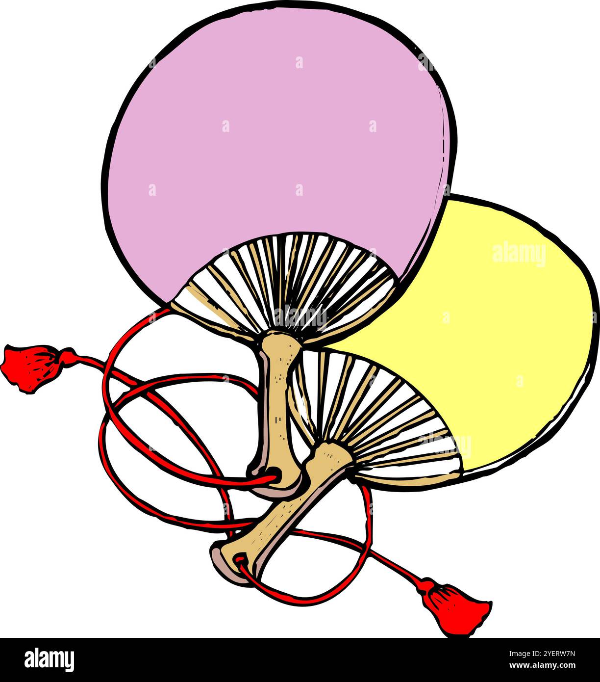 Uchiwa (Japanese fan Stock Photo - Alamy