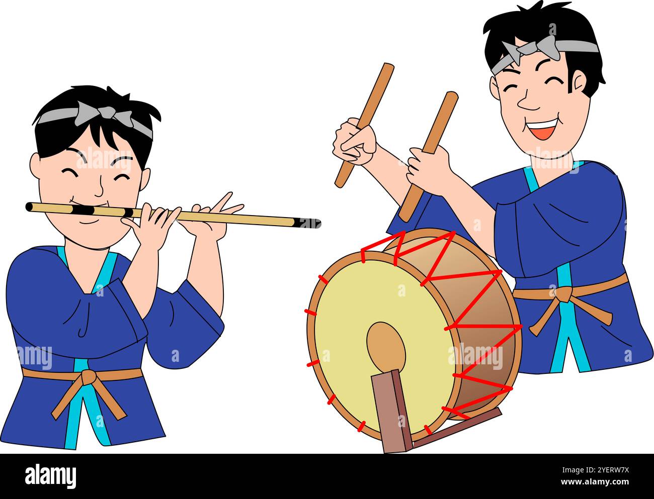Traditional japanese flute hi-res stock photography and images - Alamy