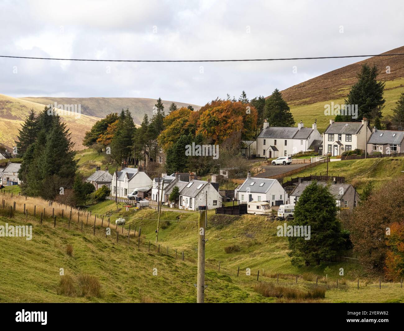 Wanlockhead the highest village in Scotland in the Southern UIplands ...