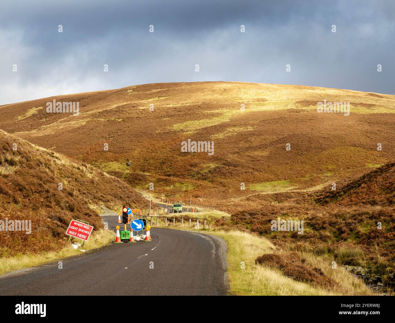 The Mennock Pass below Wanlockhead in the Southern UIplands, Scotland ...