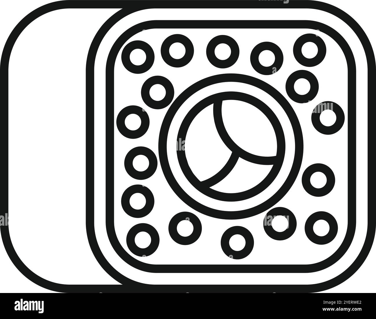 Simple line drawing of sushi roll, showcasing a popular japanese dish ...