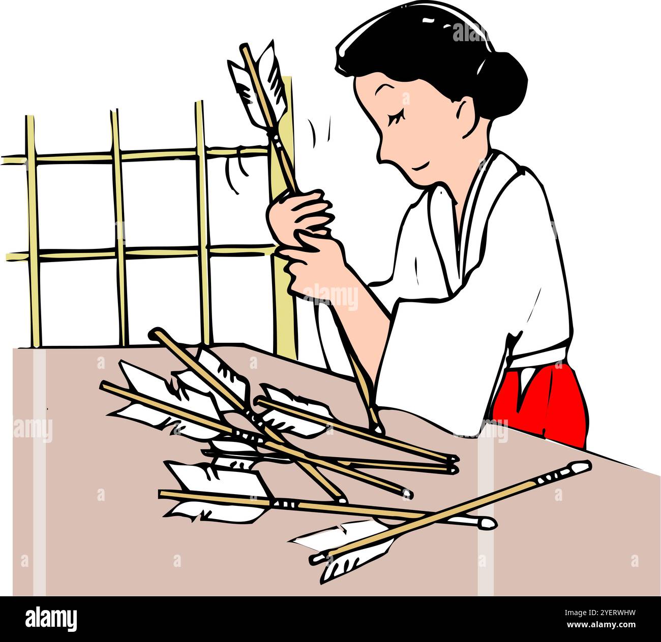 Miko shinto shrine hi-res stock photography and images - Alamy