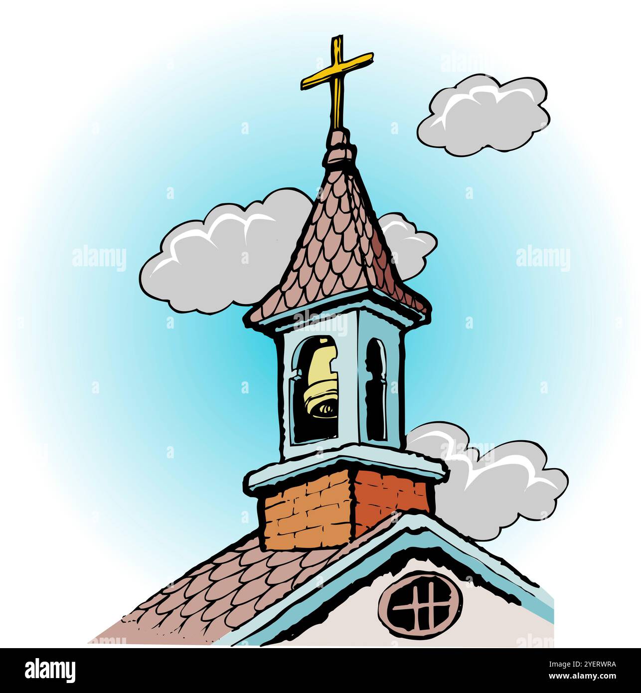 Winter church Cut Out Stock Images & Pictures - Alamy