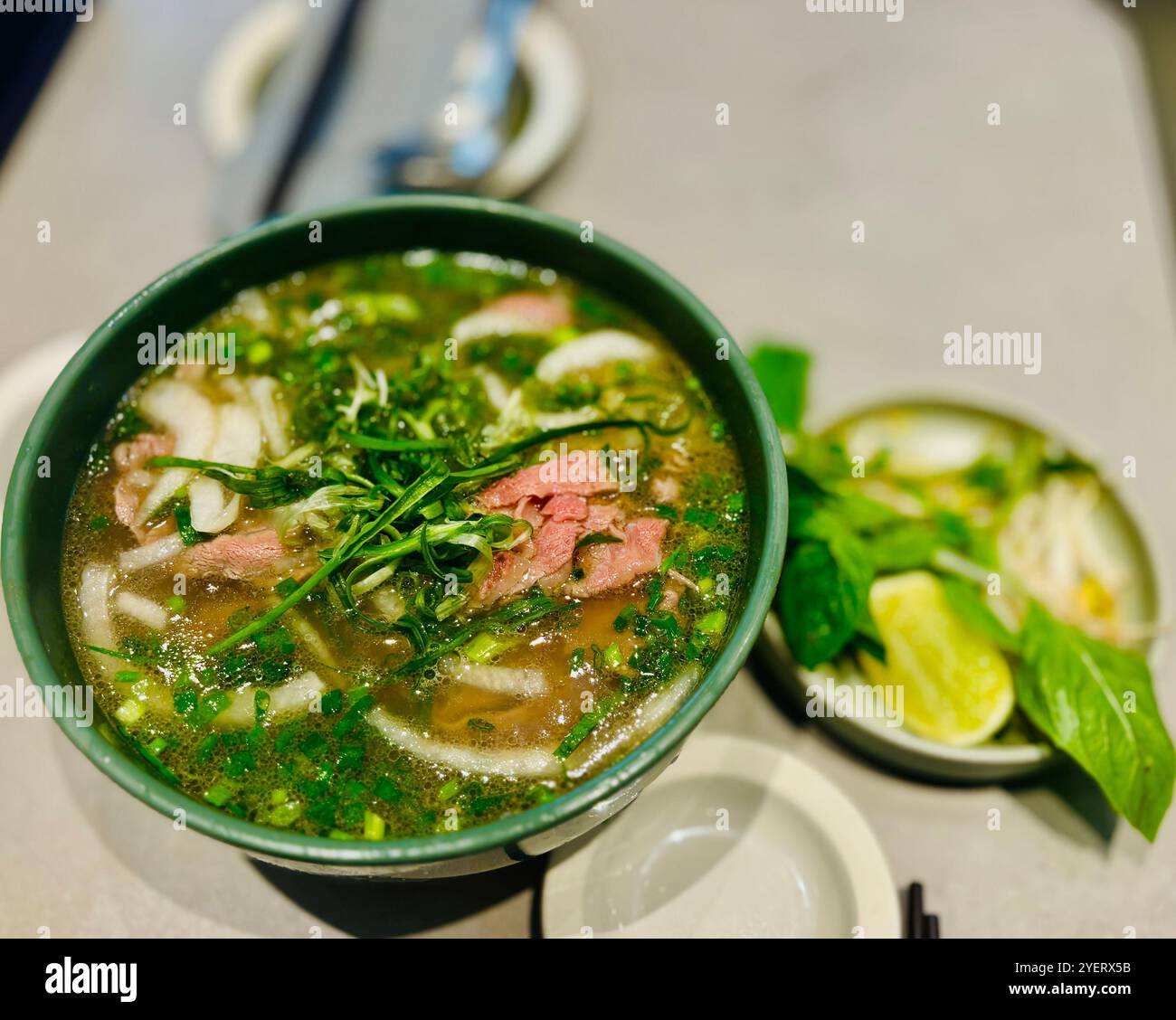 Pho with herbs hi-res stock photography and images - Alamy