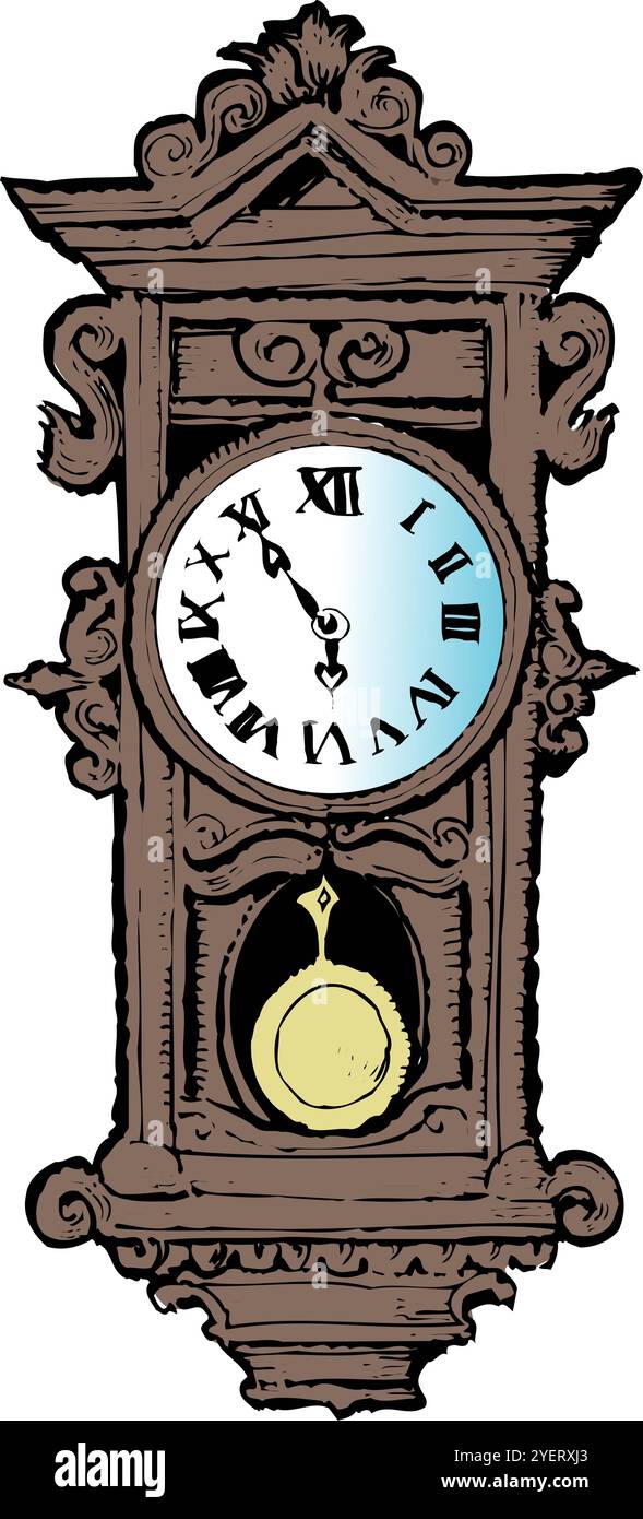 Clock wall Cut Out Stock Images & Pictures - Alamy