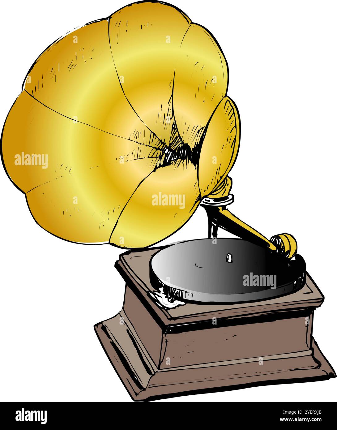 Antique gramophone Cut Out Stock Images & Pictures - Alamy