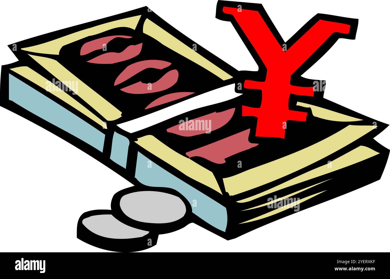 Coins paper cutout hi-res stock photography and images - Alamy