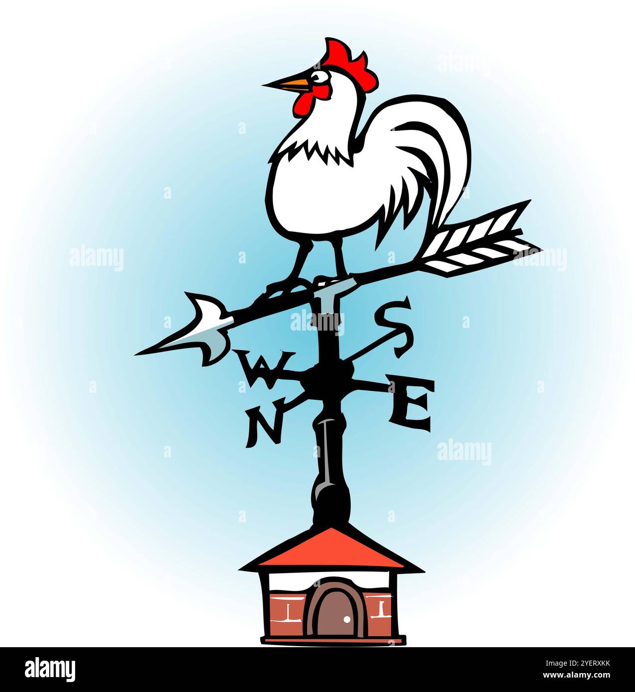 Weather vane north south hi-res stock photography and images - Alamy