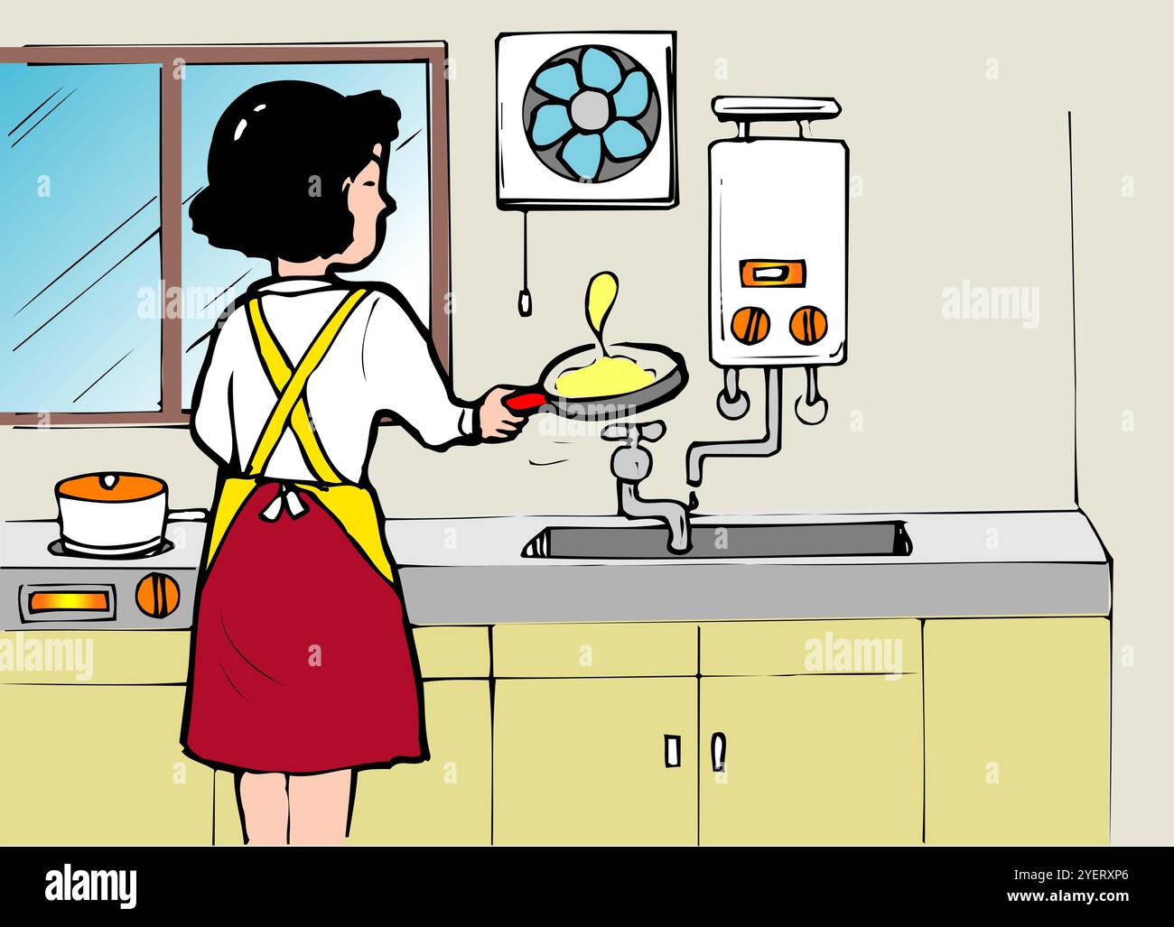 Kitchen ventilation hi-res stock photography and images - Alamy
