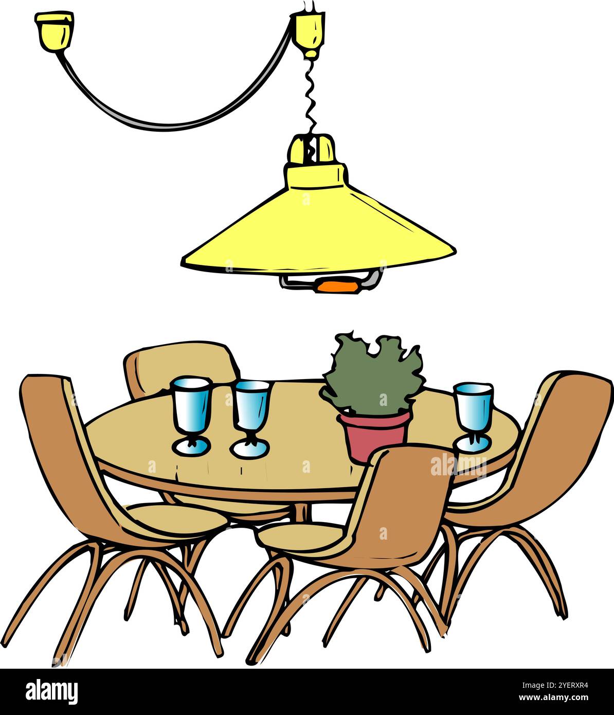 Table dining table Cut Out Stock Images & Pictures - Alamy