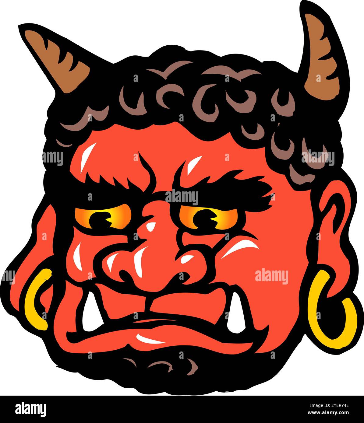 Oni no mask Stock Photo - Alamy