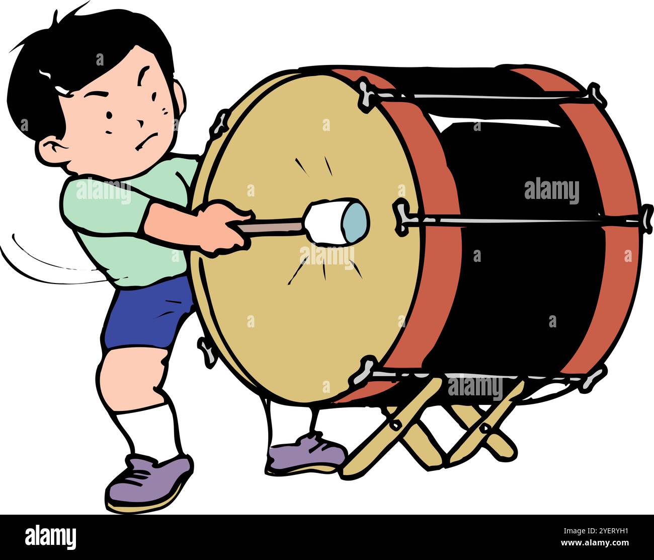Marching band bass drum hi-res stock photography and images - Alamy