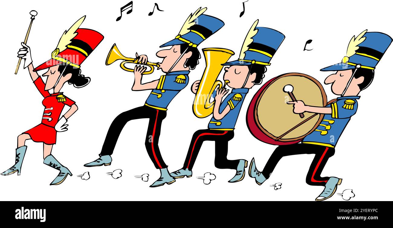 Marching music Cut Out Stock Images & Pictures - Alamy