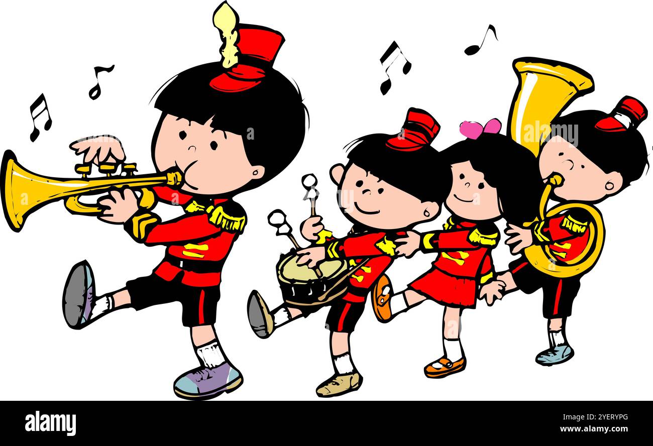 Marching child hi-res stock photography and images - Alamy