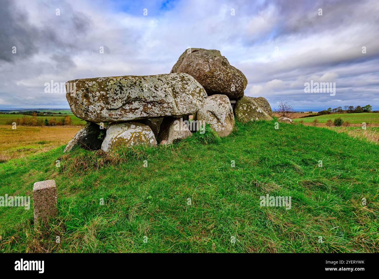 31 October 2024, Denmark, Borre: Sömarkedyssen, also known as Sömarke ...