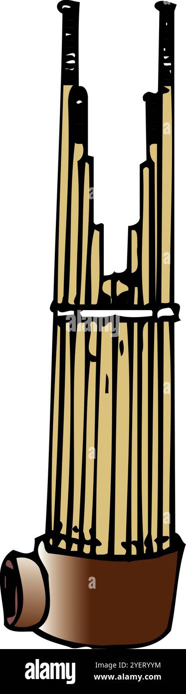 A sho (a traditional Japanese musical instrument Stock Photo - Alamy