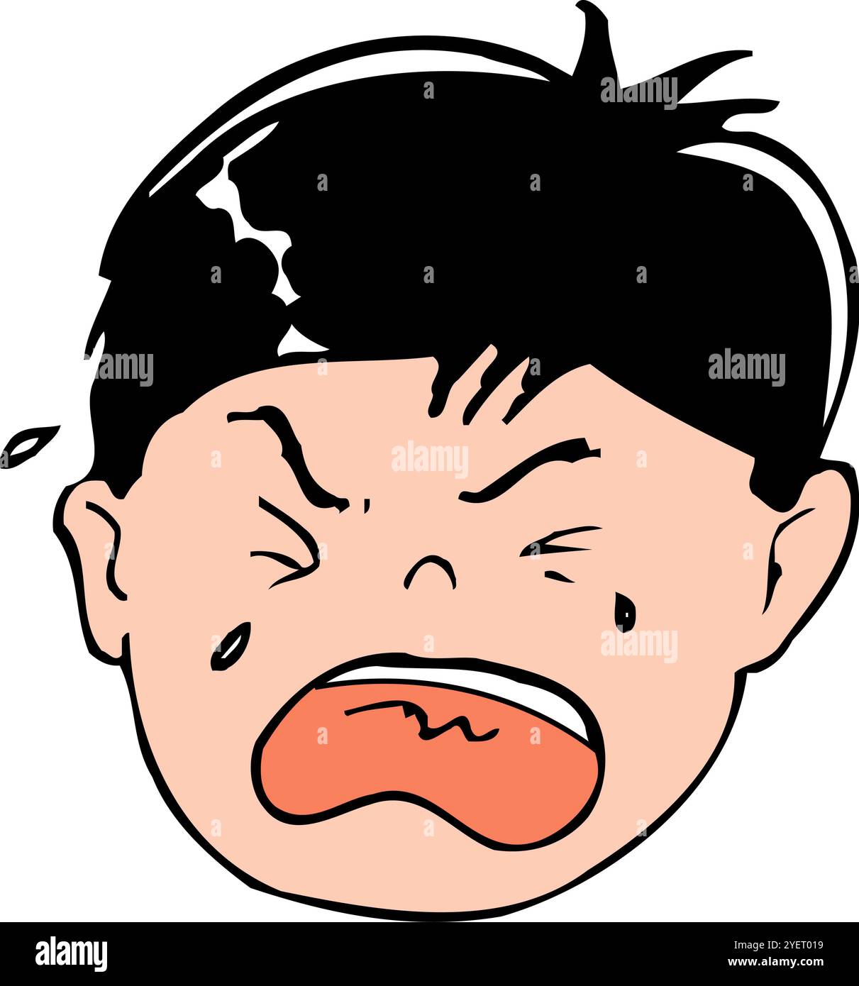 Crying facial expression hi-res stock photography and images - Alamy