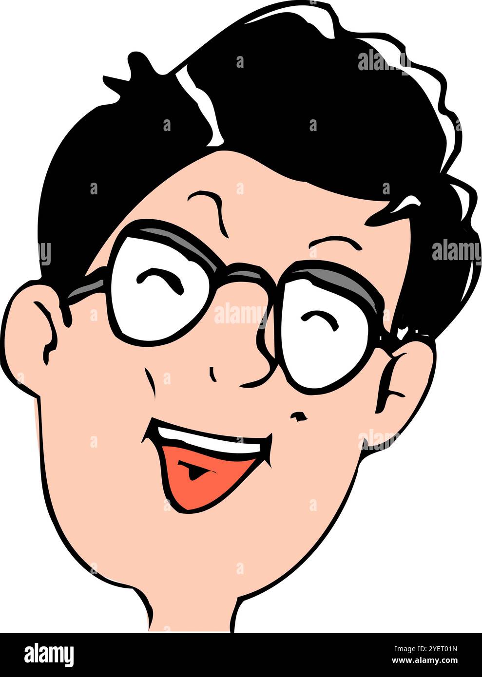 Daddy's laughing face Stock Photo - Alamy