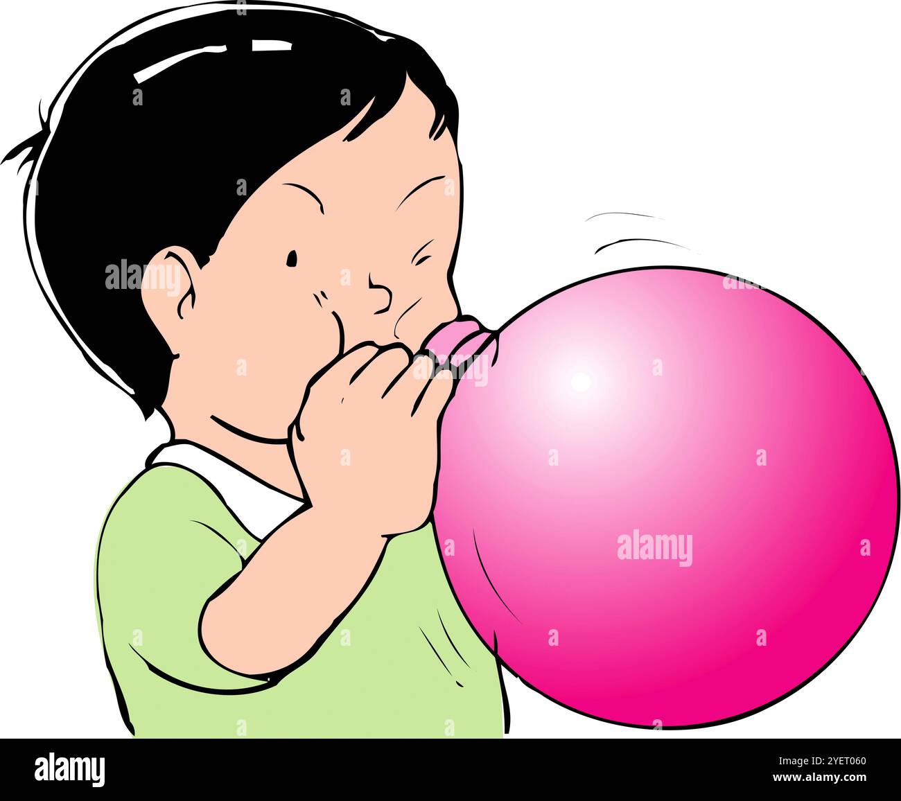 Blow balloon hi-res stock photography and images - Alamy