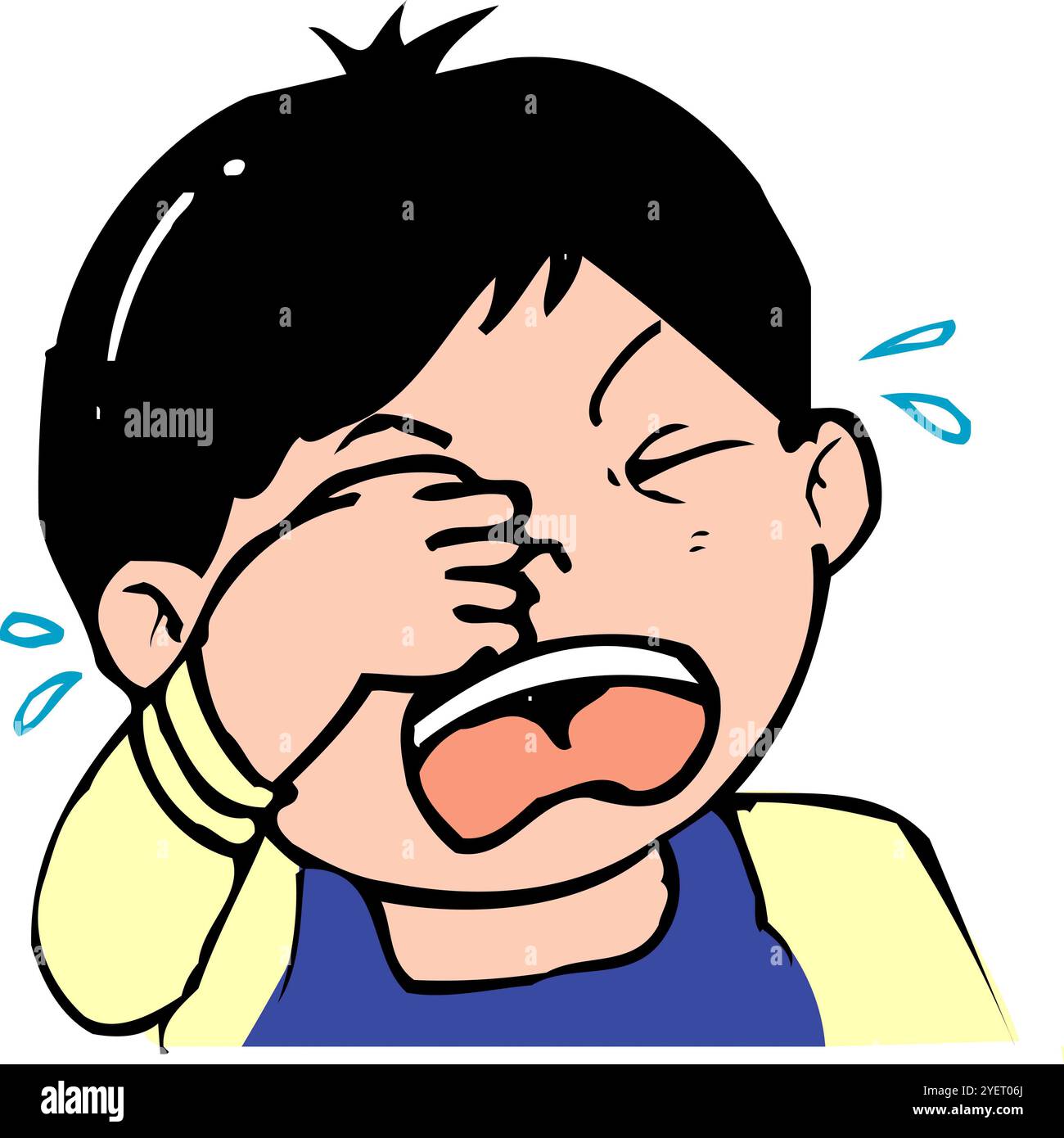 Crying facial expression hi-res stock photography and images - Alamy