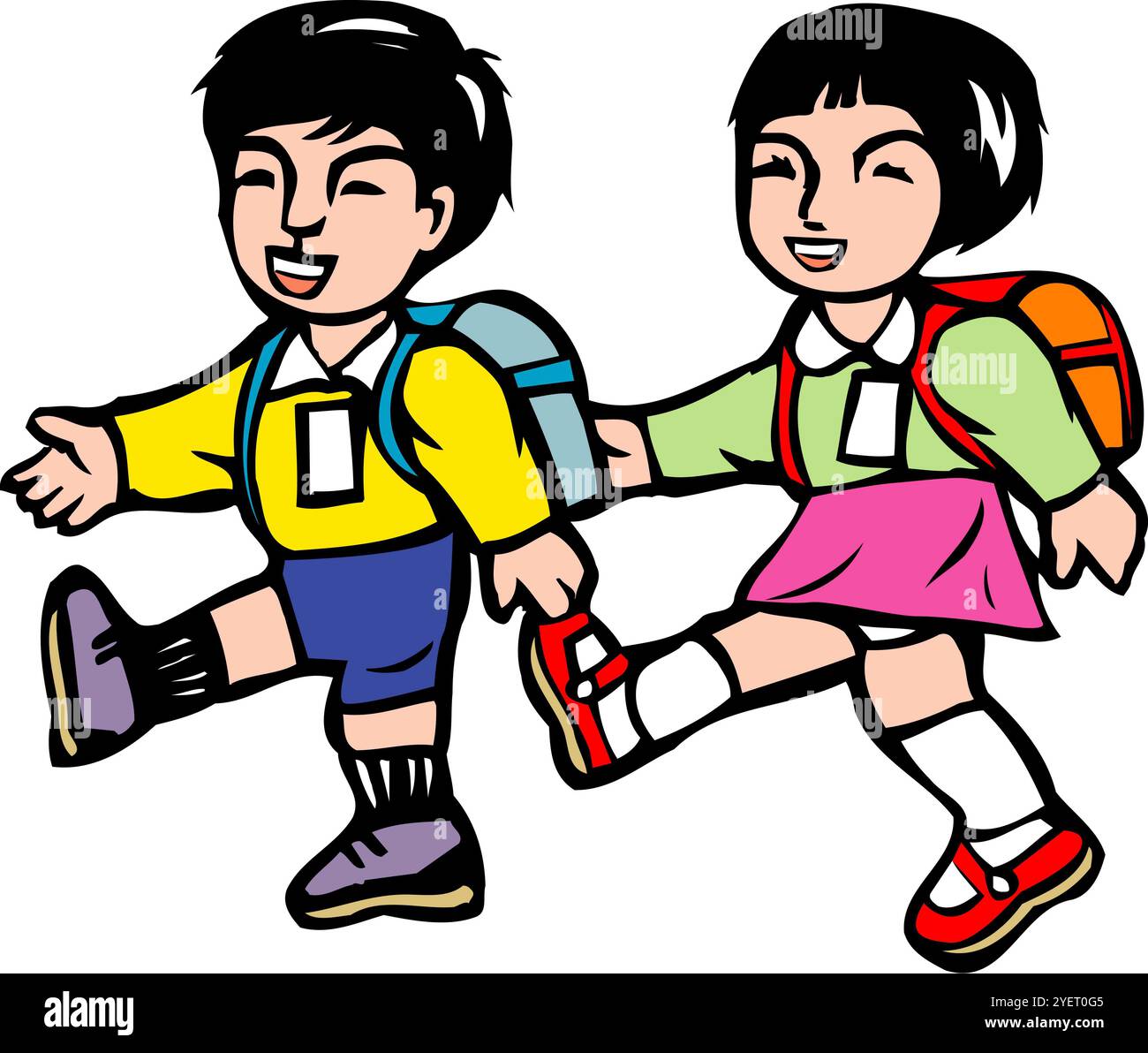 First-year students enrolling in the first grade Stock Photo - Alamy