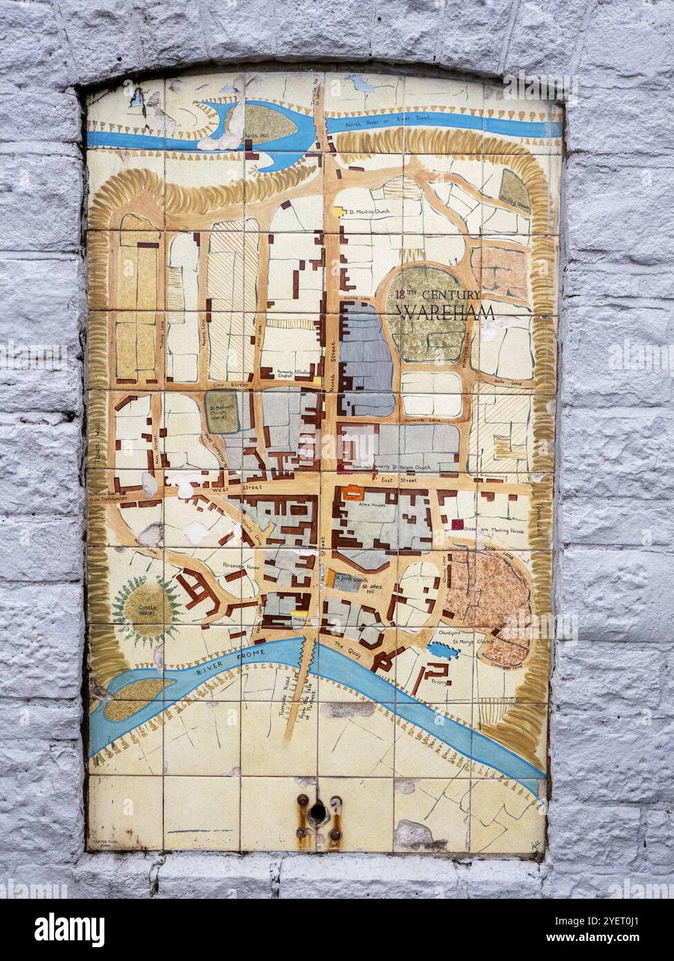 Map of wareham hi-res stock photography and images - Alamy