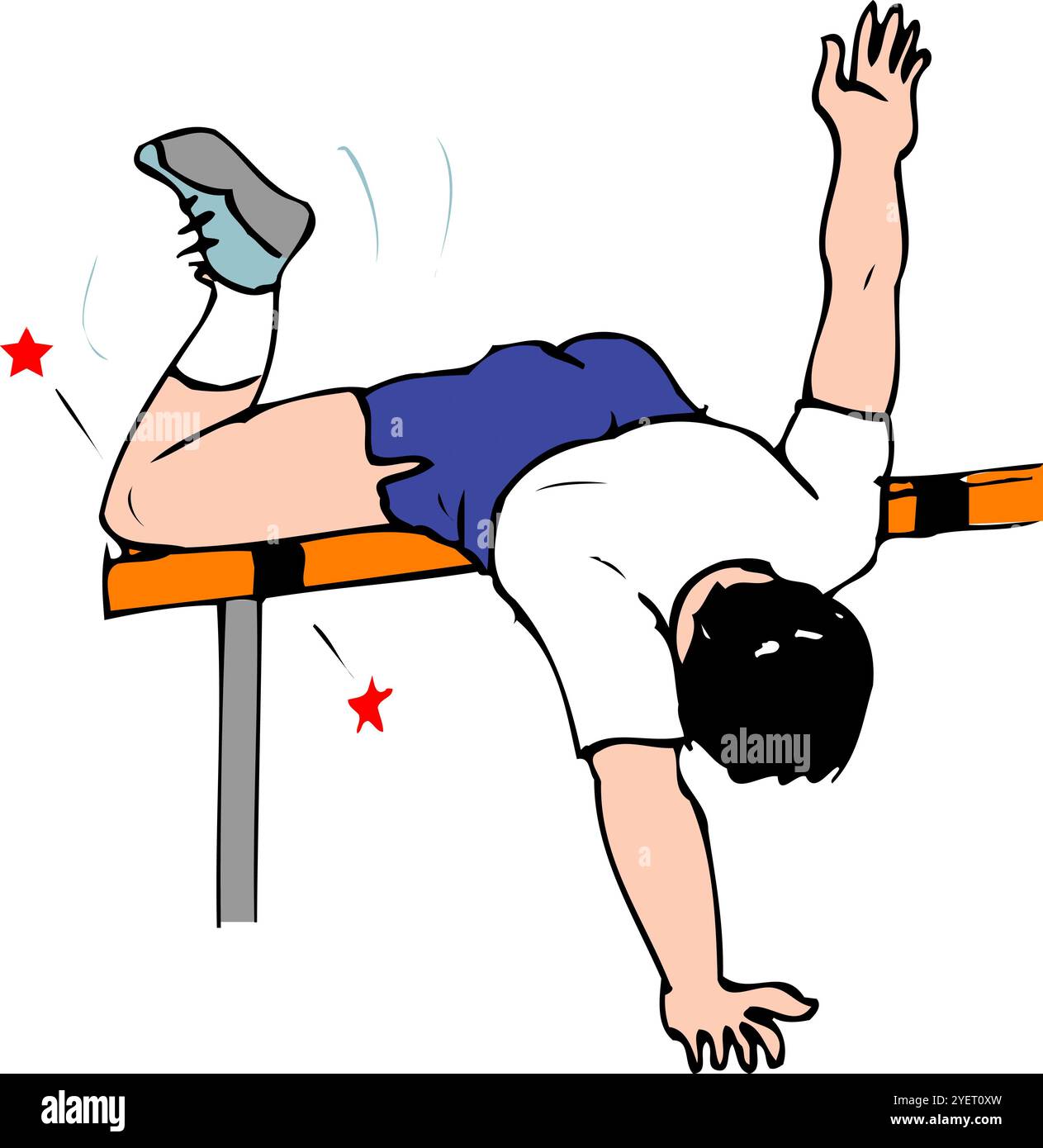 Falling over hurdle hi-res stock photography and images - Alamy