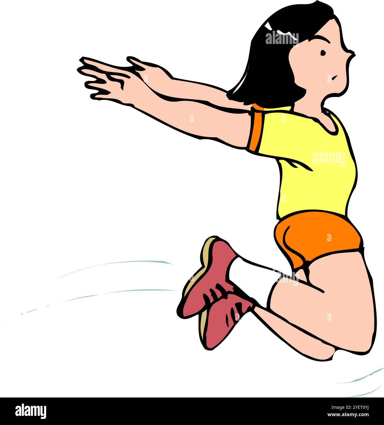 Long girl Cut Out Stock Images & Pictures - Alamy