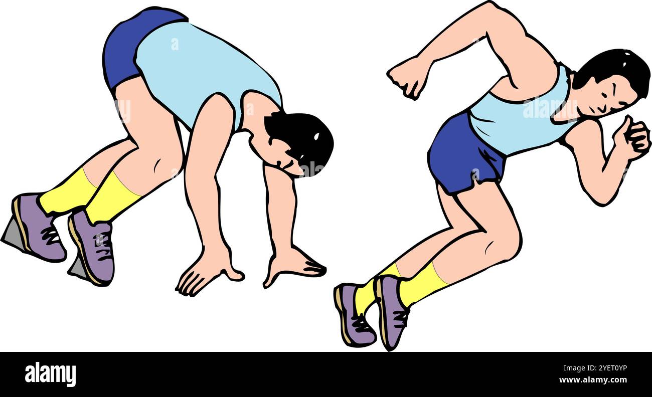 Short distance race hi-res stock photography and images - Alamy