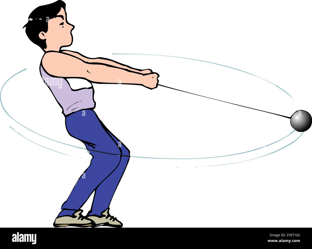 Hammer throwers hi-res stock photography and images - Alamy