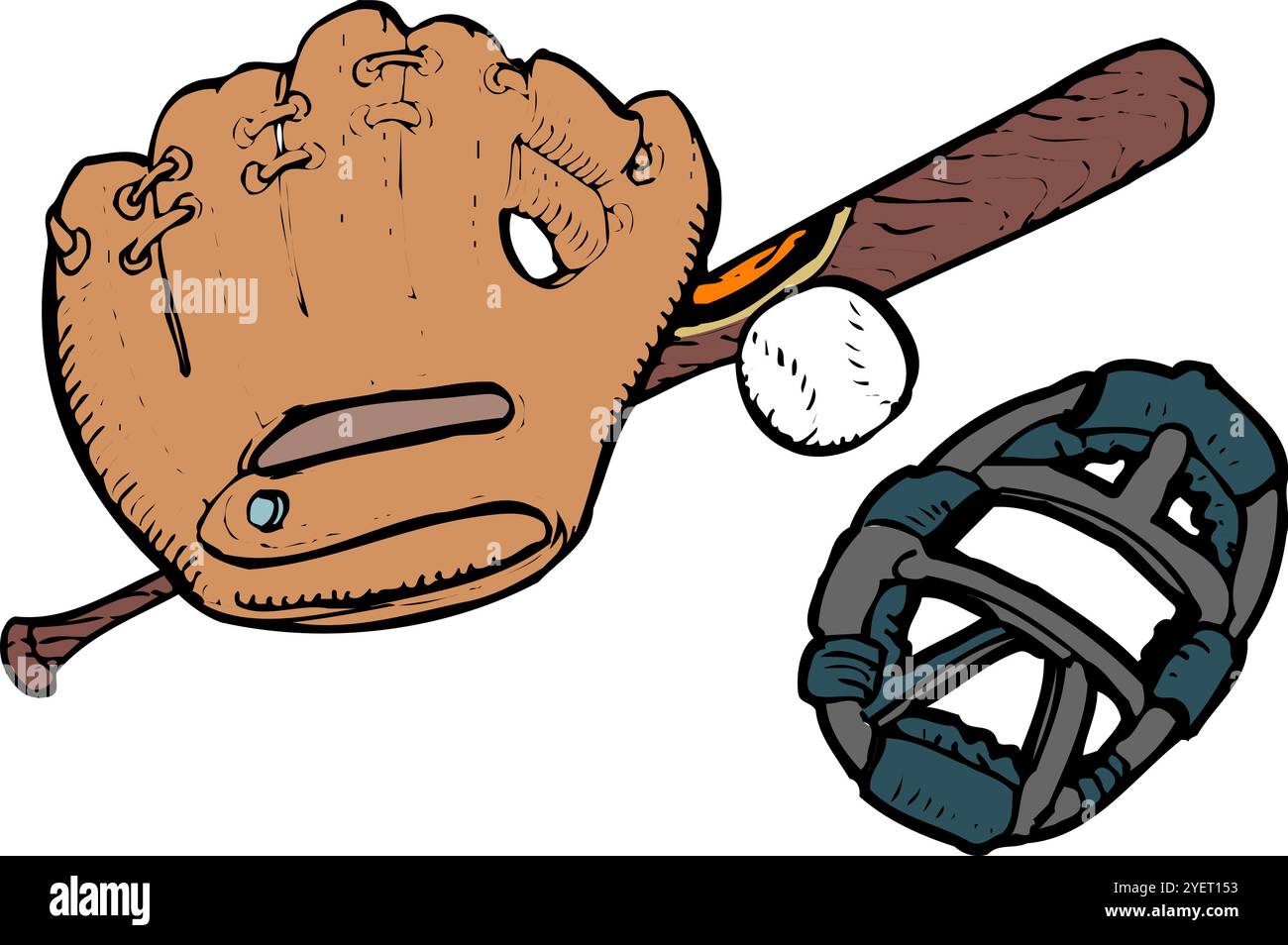 Bat ball Cut Out Stock Images & Pictures - Alamy