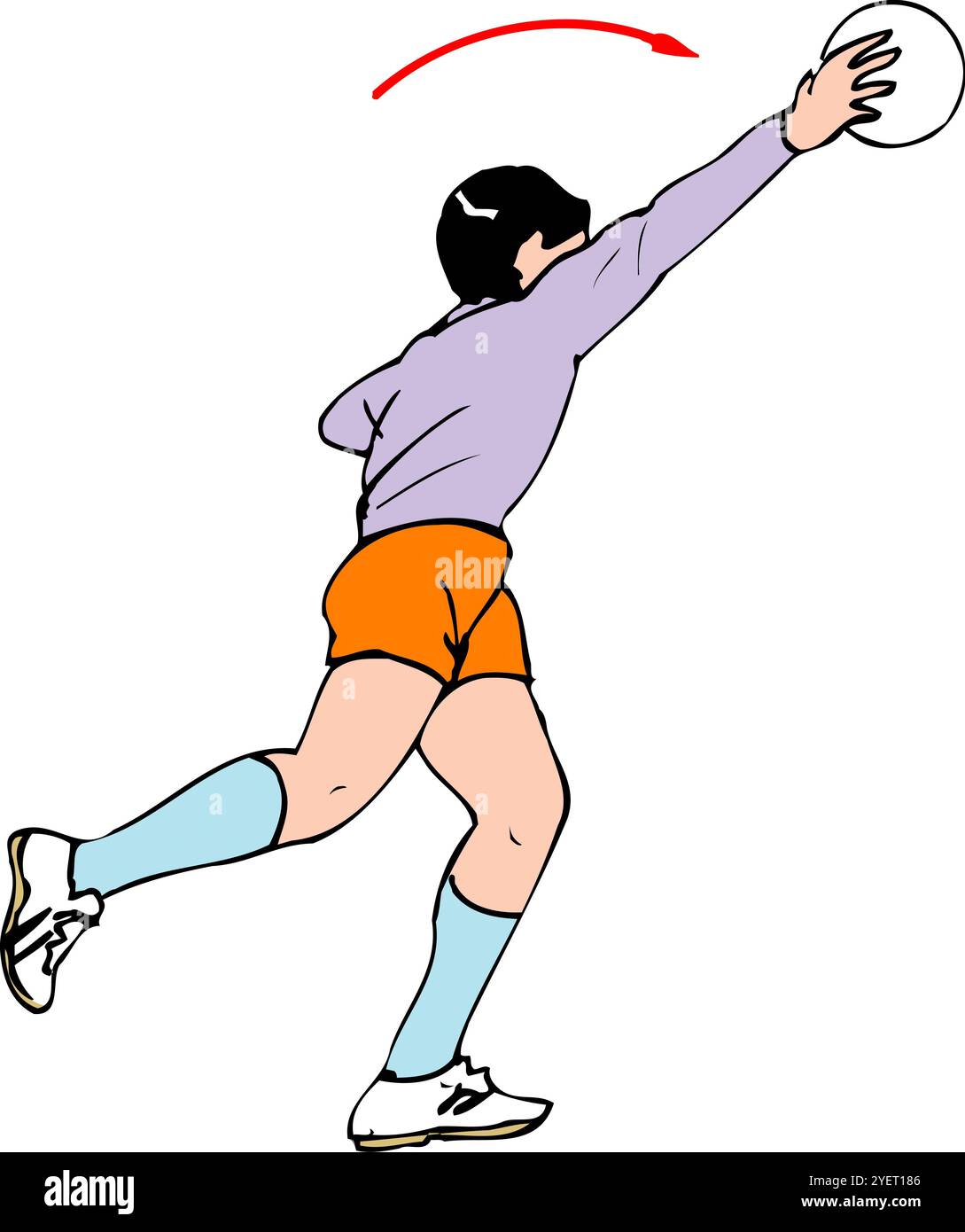 Handball shooting hi-res stock photography and images - Alamy