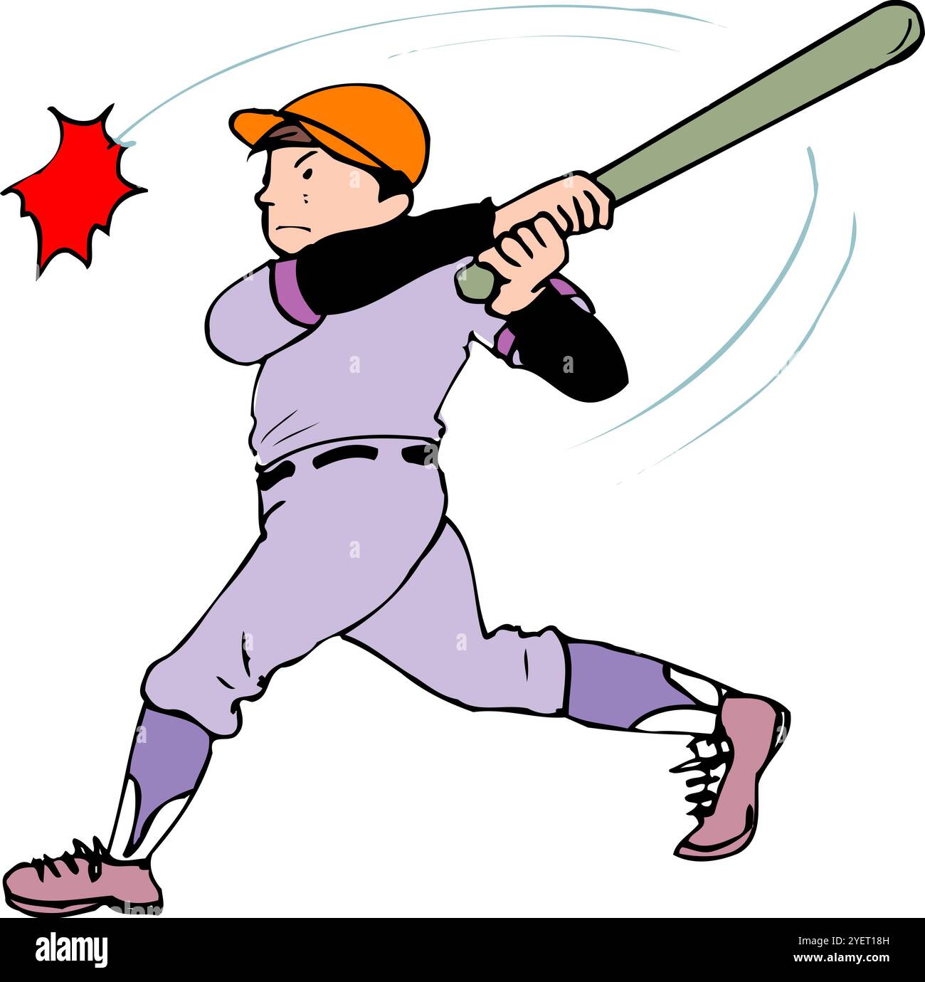 Baseball batter Cut Out Stock Images & Pictures - Alamy