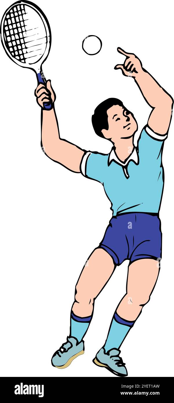 Overhand service hi-res stock photography and images - Alamy