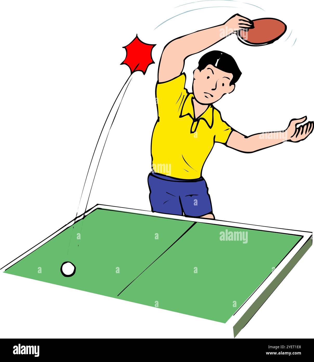 Smash ping pong hi-res stock photography and images - Alamy