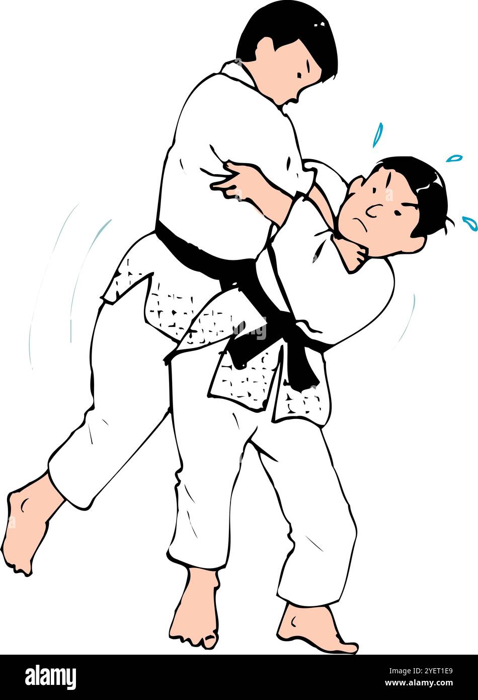 Judo throw hi-res stock photography and images - Alamy