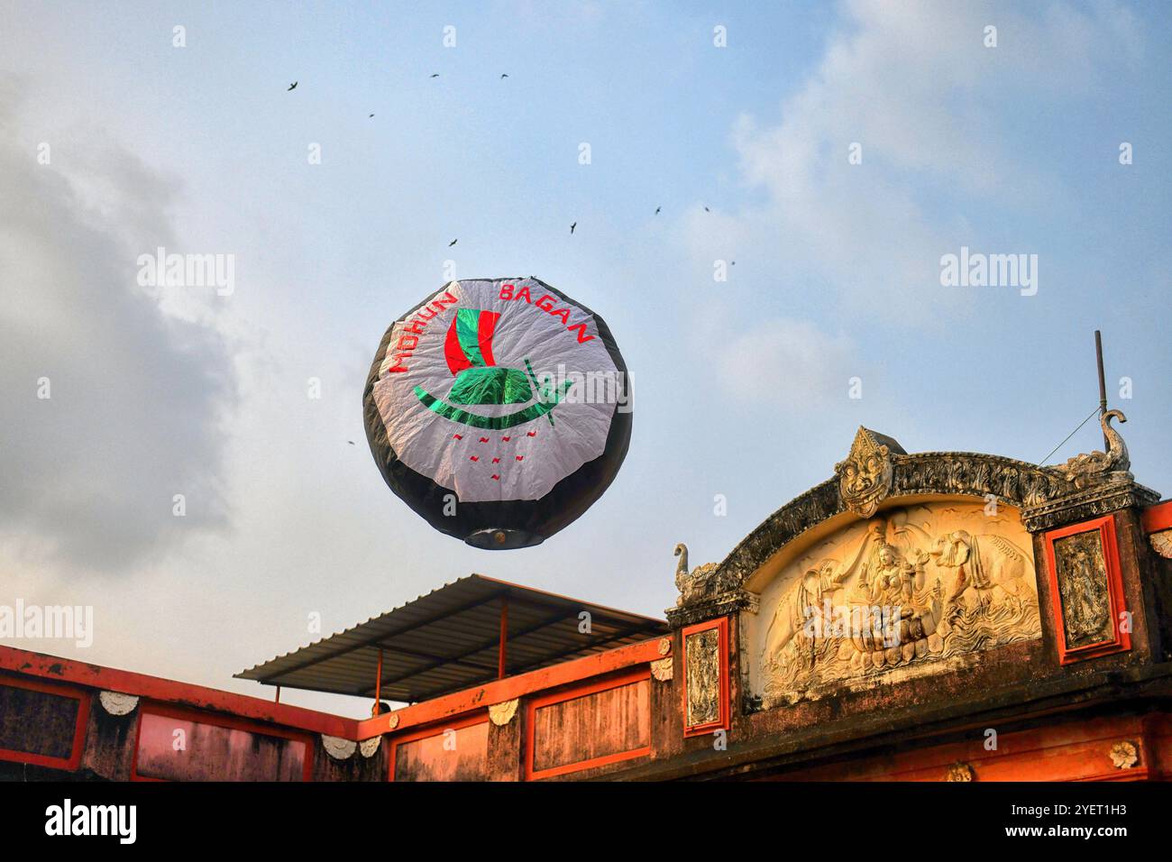 Kolkata, India. 31st Oct, 2024. A logo of India's oldest Football Club ...