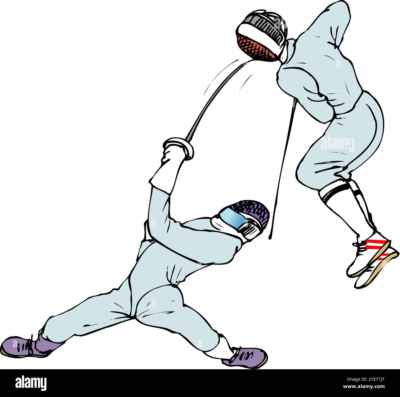 Thrust fencing hi-res stock photography and images - Alamy