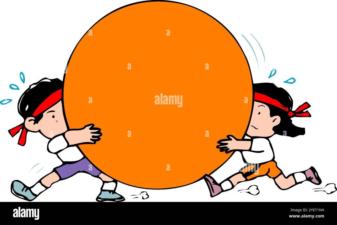 Ball rolling child hi-res stock photography and images - Alamy