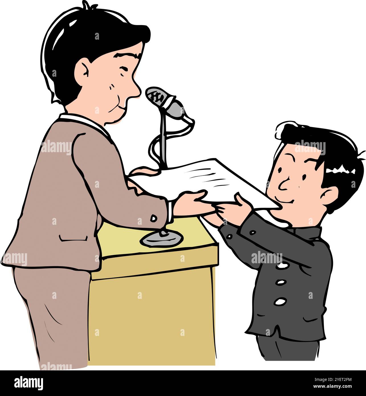 Presentation of the diplomas hi-res stock photography and images - Alamy