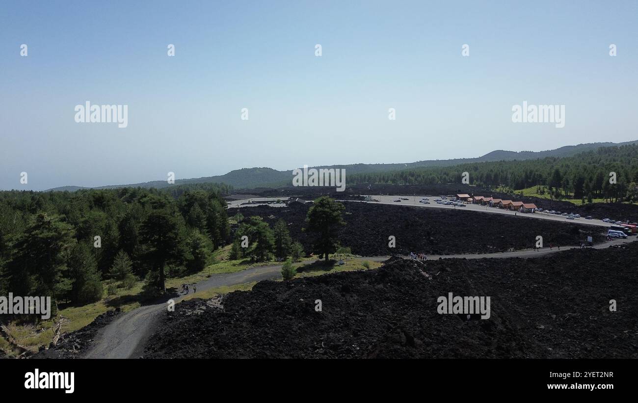 Volcano drone hi-res stock photography and images - Alamy