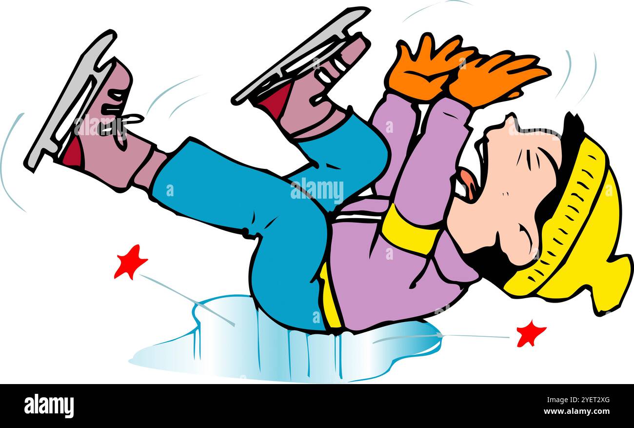 Skating falling hi-res stock photography and images - Alamy