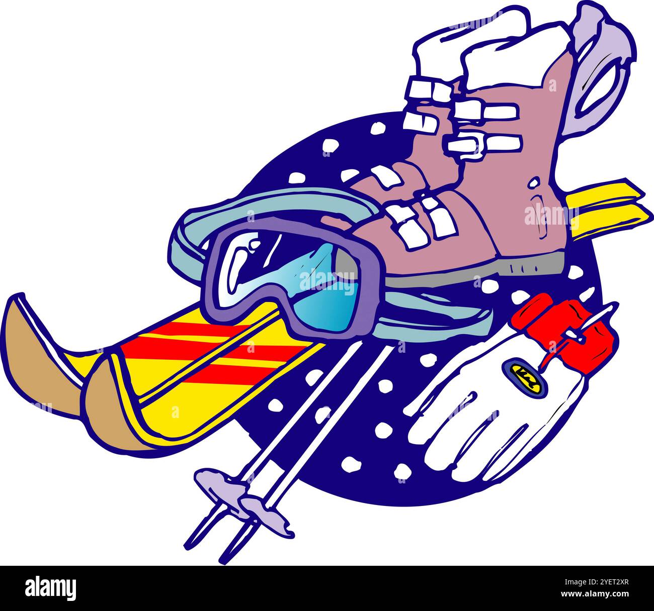 Skiing tool hi-res stock photography and images - Alamy